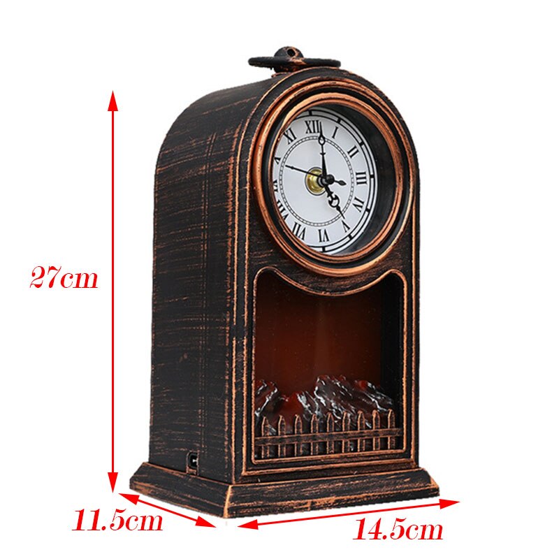 European Table Clock Retro Home Decoration Living ... – Vicedeal