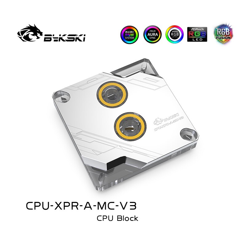 Bykski CPU-XPR-A-MC-V3 RBW RGB Led CPU Water Cooli... – Grandado