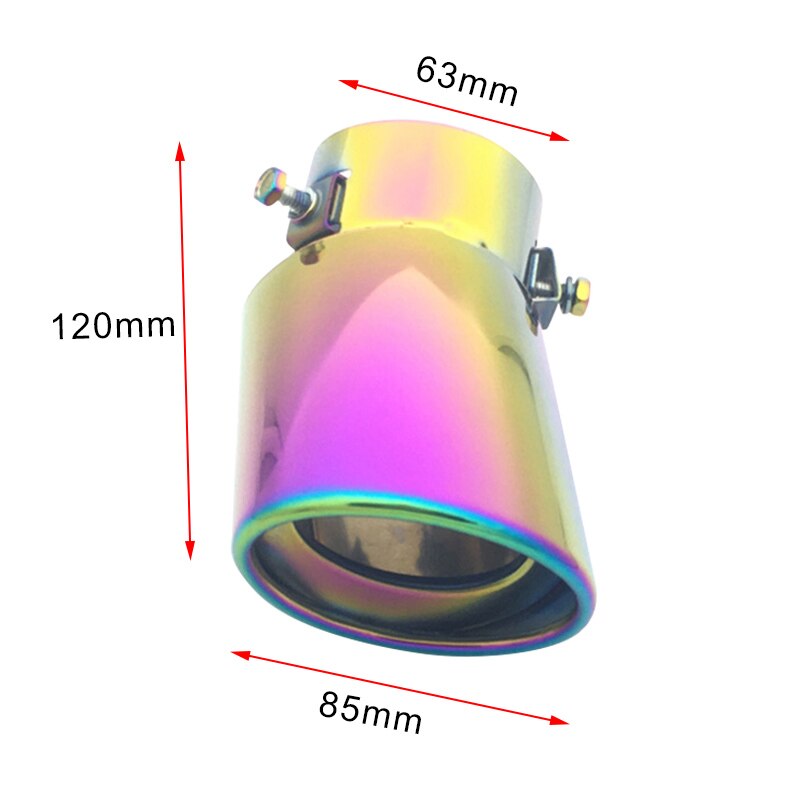 Full Color Car Stainless Steel Exhaust Pipe Univer... – Vicedeal