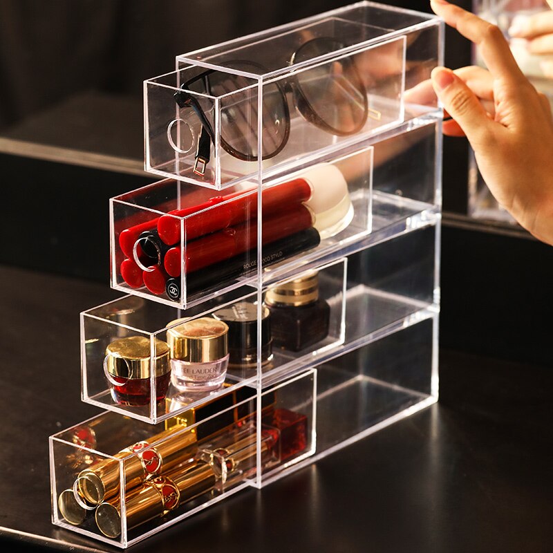 Multifunction Clear Acrylic Makeup Organizer Stora... – Grandado