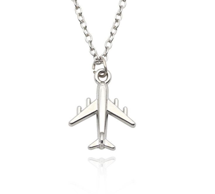 Airplane Necklaces & Pendants Silver Airplane Pend... – Grandado