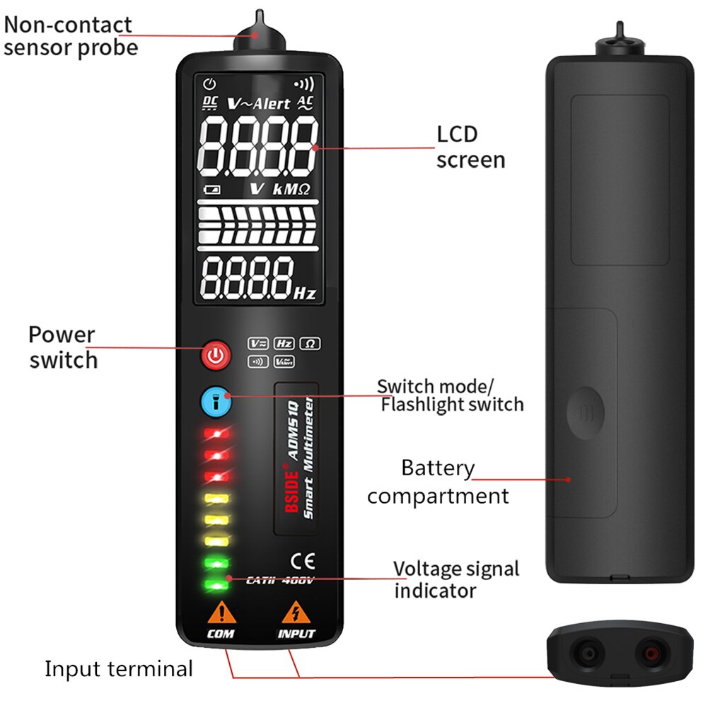 BSIDE ADMS1A/Q Tester Meter Capacitance Meter True... – Vicedeal