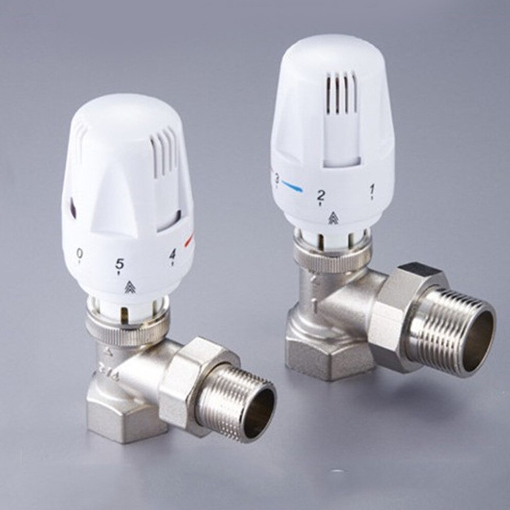 Brass Thermostatic Radiator Valve Straight Type DN... – Grandado