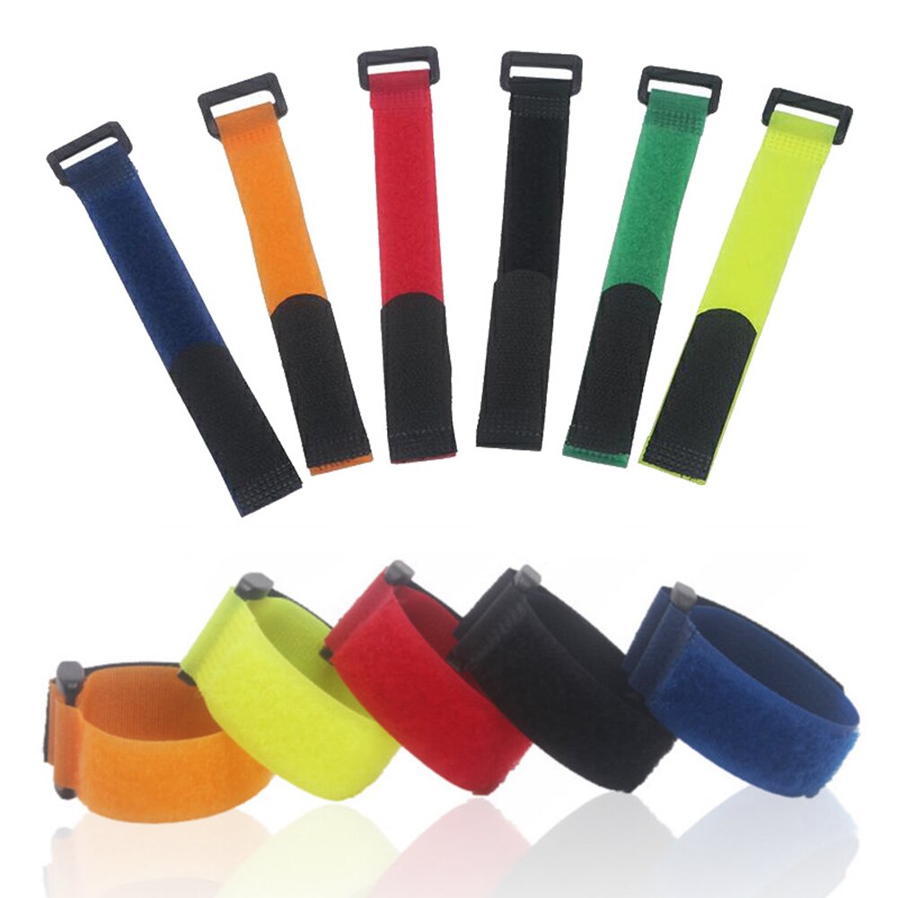 5PCs Reusable Fastening Bike Tie Nylon Hook Loop M... – Grandado