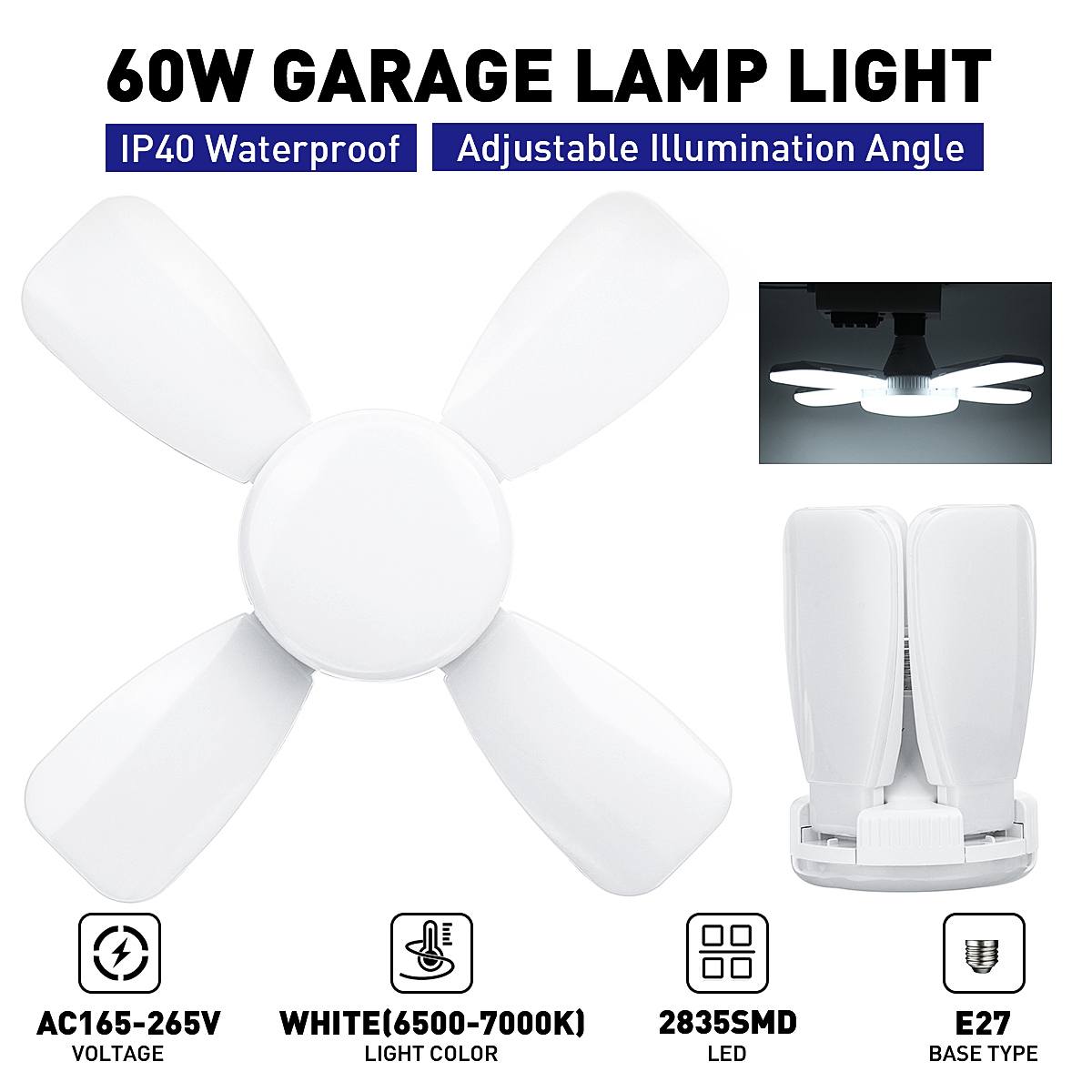 Super Bright Industrial Lighting E27 Led Fan Garag... – Grandado