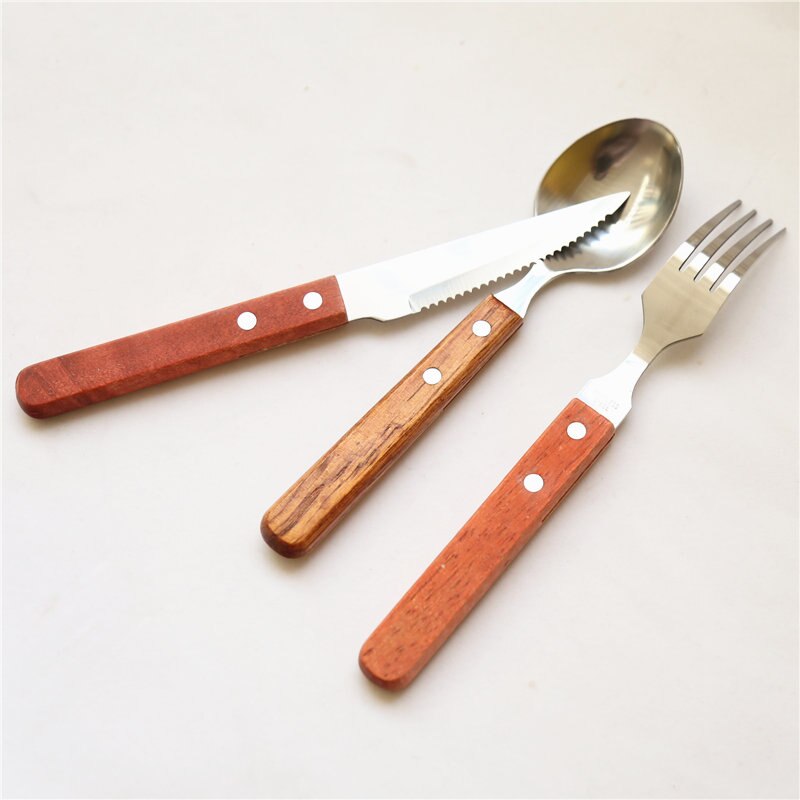 Rustfritt stål bestikk western kniv europeisk best... – Grandado