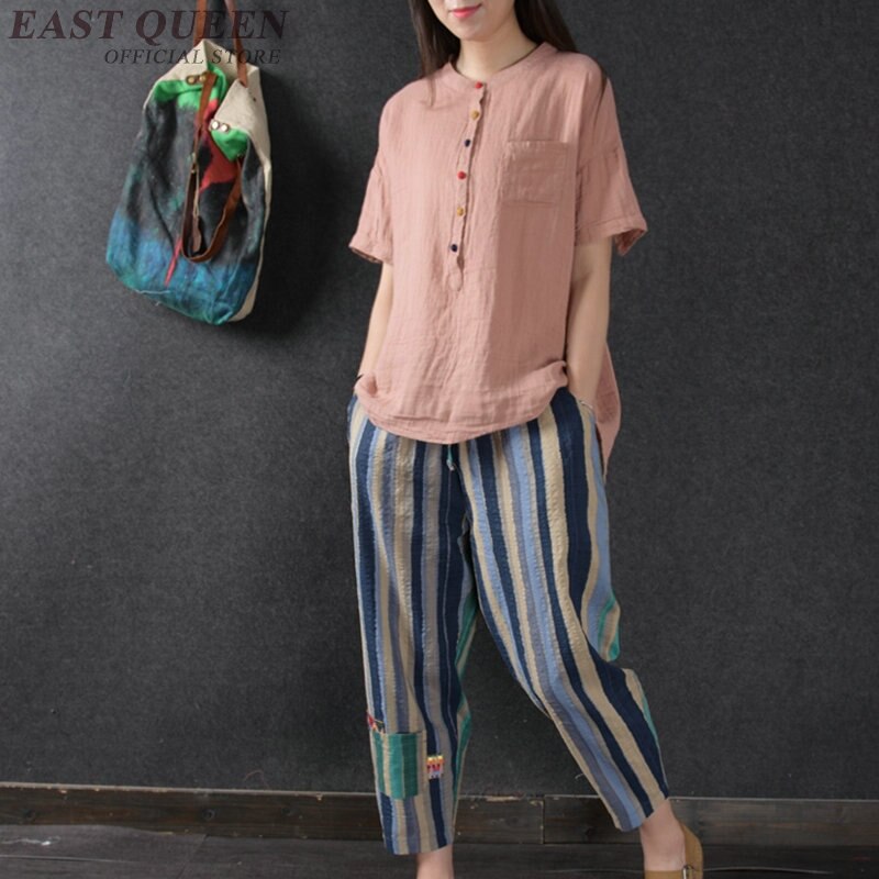 Camisa blusa China ropa tradicional China para muj... – Grandado