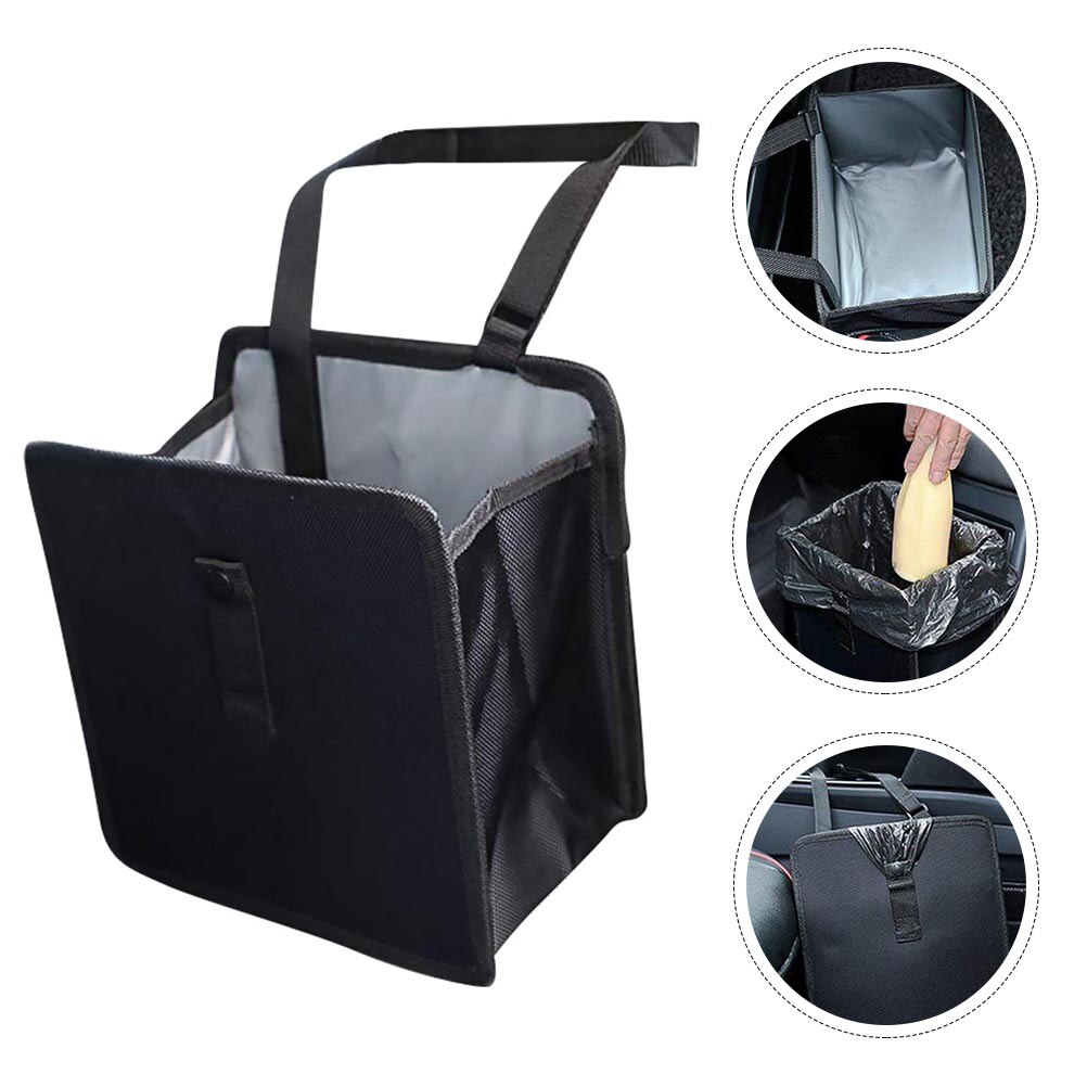Foldable Rubbish Storage Pouch Waste Container Car... – Vicedeal