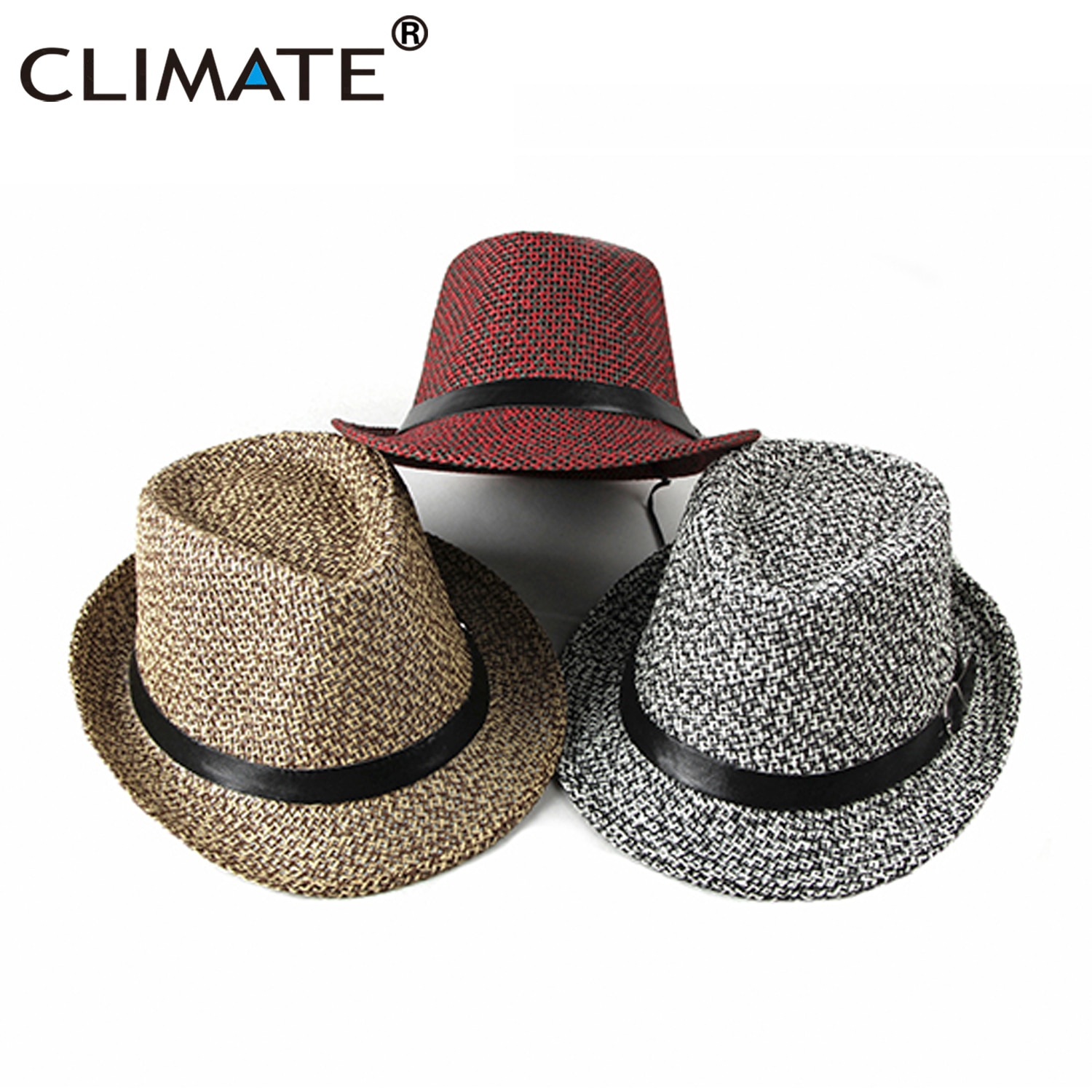 CLIMATE Men Summer Straw Hat Cool Vintage Men Stra... – Grandado