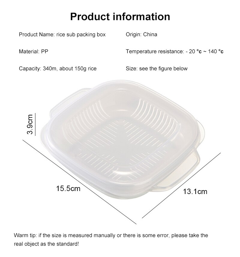 Fresh-keeping Box Frozen And Heated In Microwave O... – Grandado