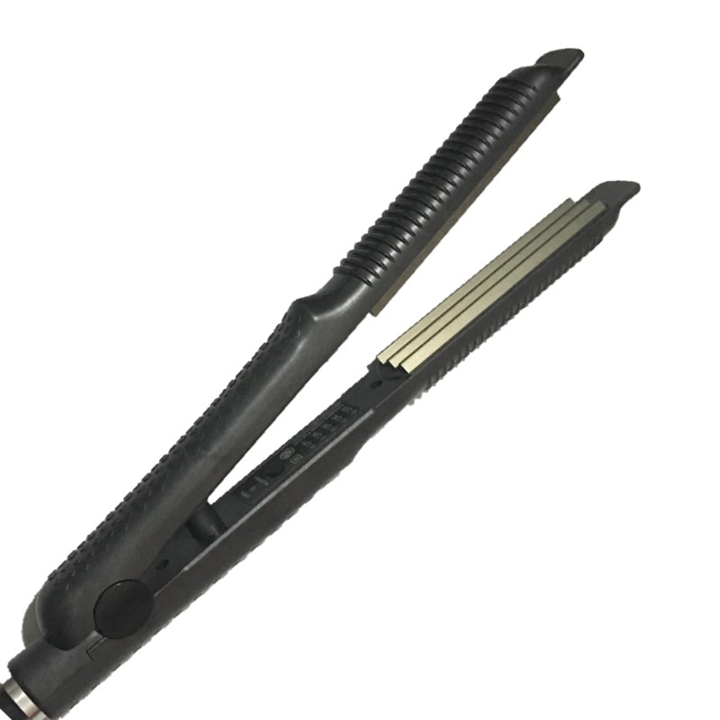 Curl Electronic Temperature Control Straight Titanium Corrugated Metal ...