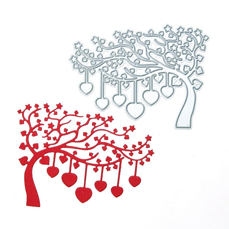 Love Heart Tree Metal Cutting Dies Stencils Templa... – Vicedeal
