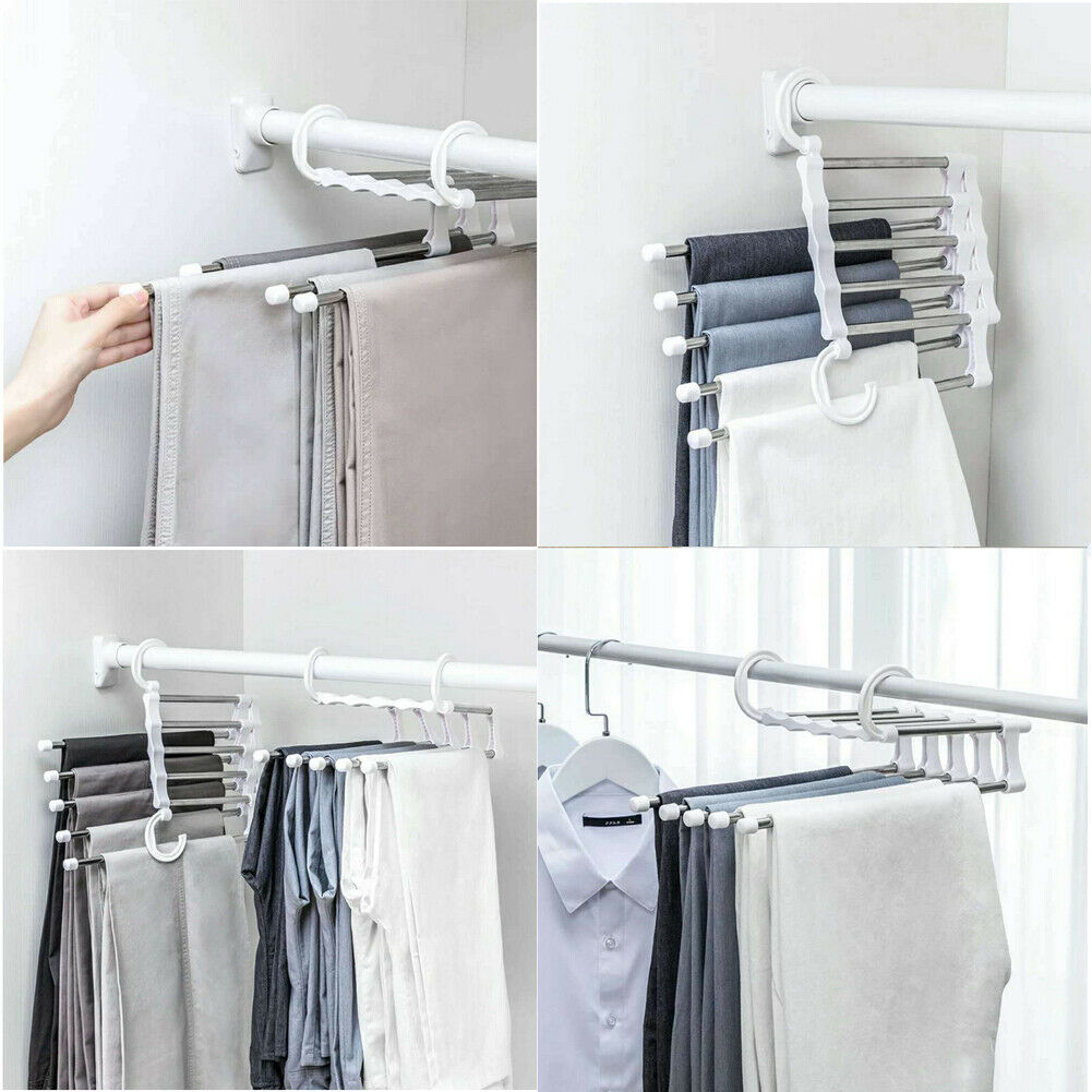 Multi-functional Pants rack shelves Portable 5 in1... – Vicedeal