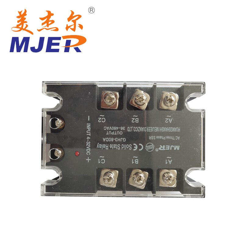 SSR 3 Phase SSR-80 DC to AC 80A SSR Three Phase SS... – Vicedeal
