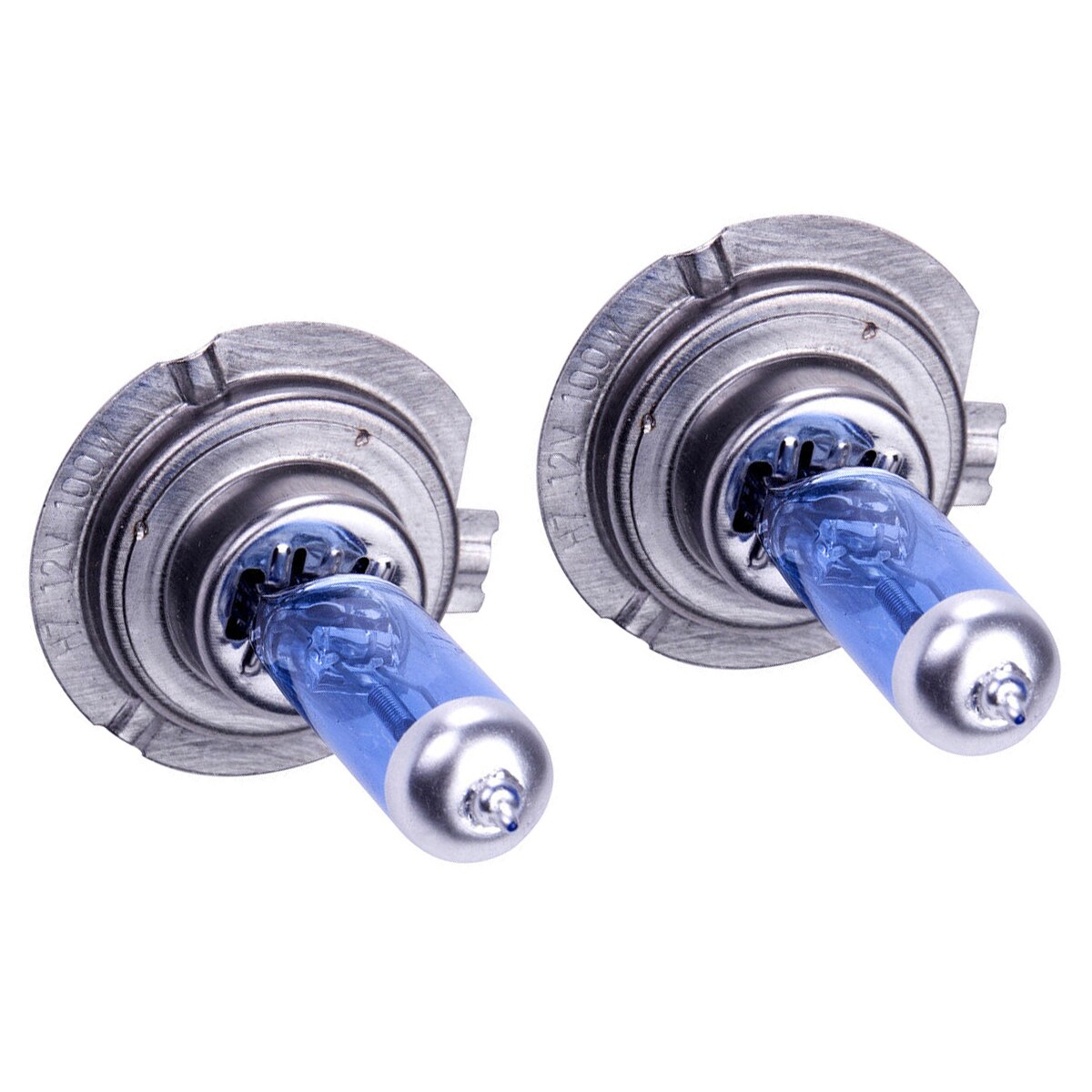 2 stk h7 6000k 100w gass halogen frontlys bil fro... – Grandado