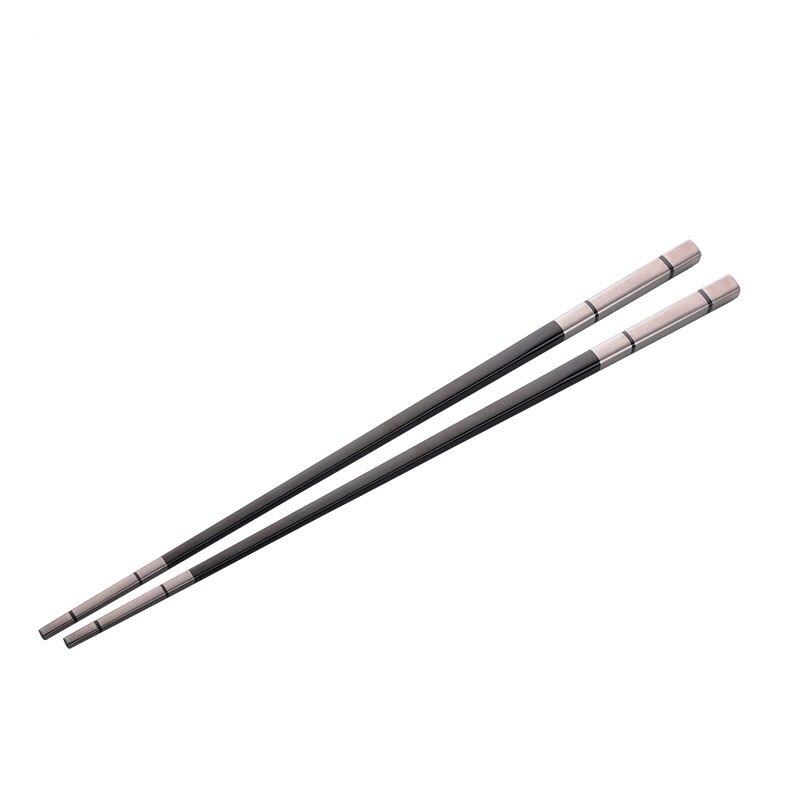 1 Pair Square Chopsticks Stainless Steel Non-Slip ... – Vicedeal