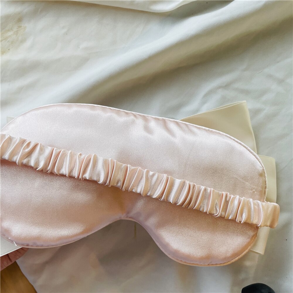 Soft Silk Big Bow Sleeping Eye Mask Eye Shade Cove... – Vicedeal