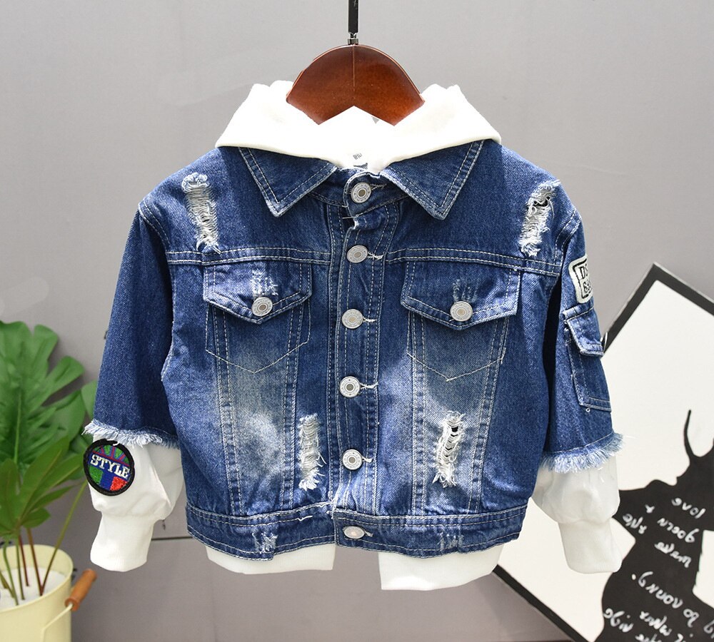 Jongen Meisjes Denim Jassen Kinderen Jeans Jas Kin... – Grandado