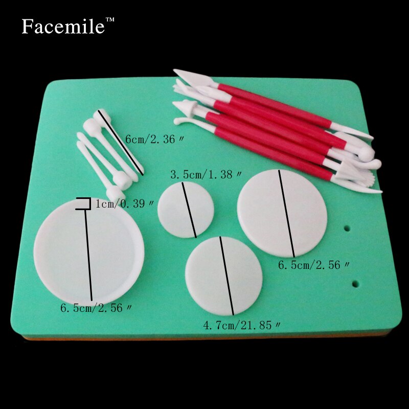 Facemile Fondant Cake Foam Pad Sponge Gum Paste De... – Grandado