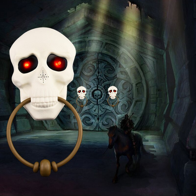 Halloween Ring Bell Door Mummy Skull Doorbell Weir... – Grandado