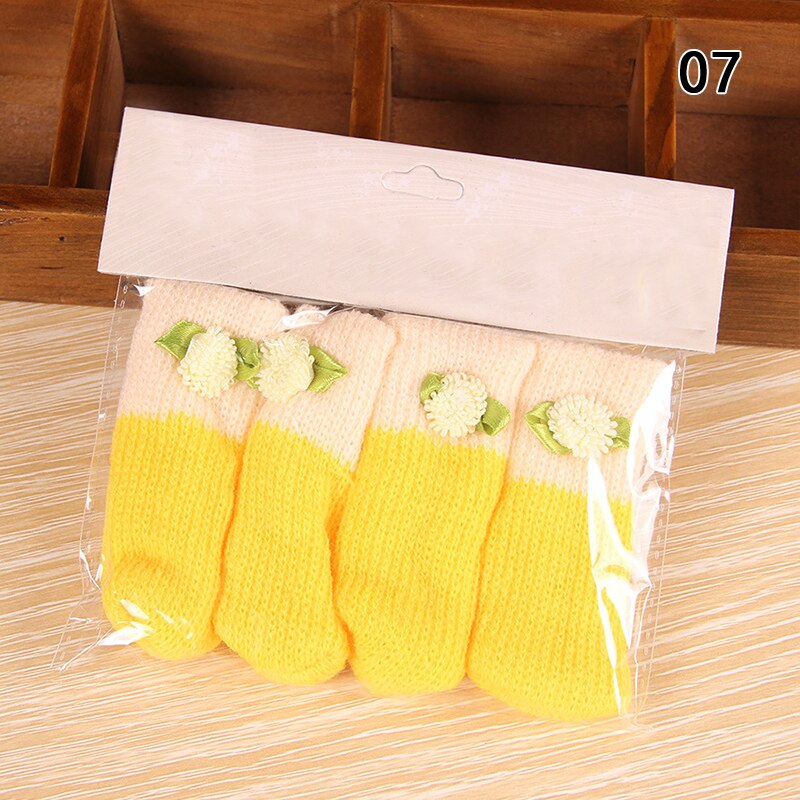 4Pcs/lot Chair Leg Knitting Wool Socks Floor Prote... – Vicedeal