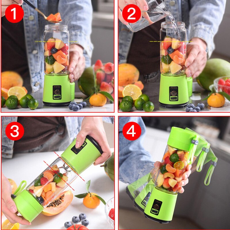 Draagbare Size Usb Elektrische Fruit Juicer Handhe... – Grandado