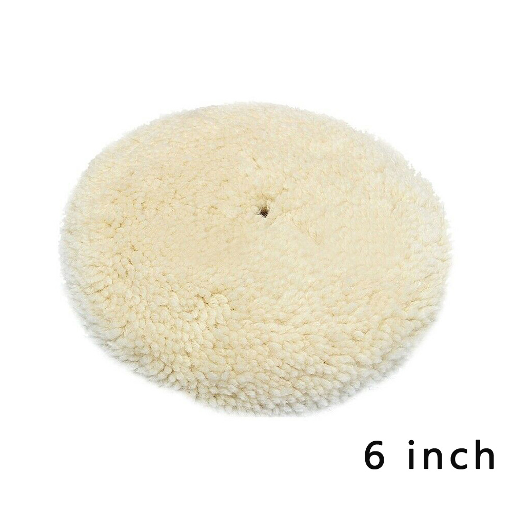 1 PC White Soft Wool Polished Bonnet Pad Of Grindi... – Grandado