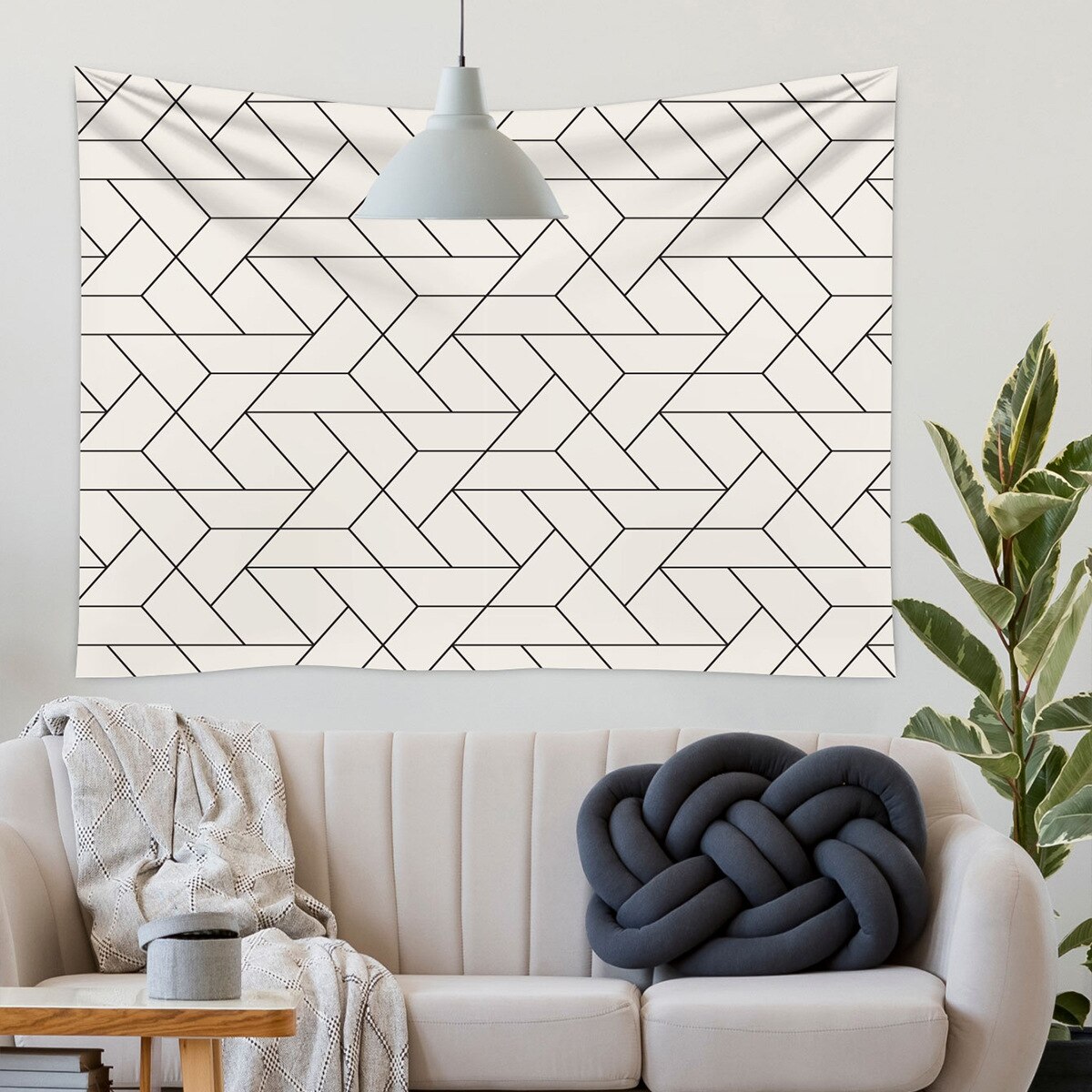 Simple Tapestry Wall Hanging Background Home Deor ... – Grandado