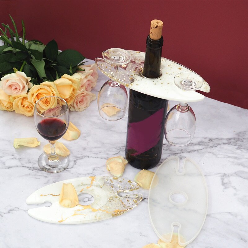 Wine Rack Mold DIY Crystal Epoxy Mold Wine Tray Wi... – Grandado