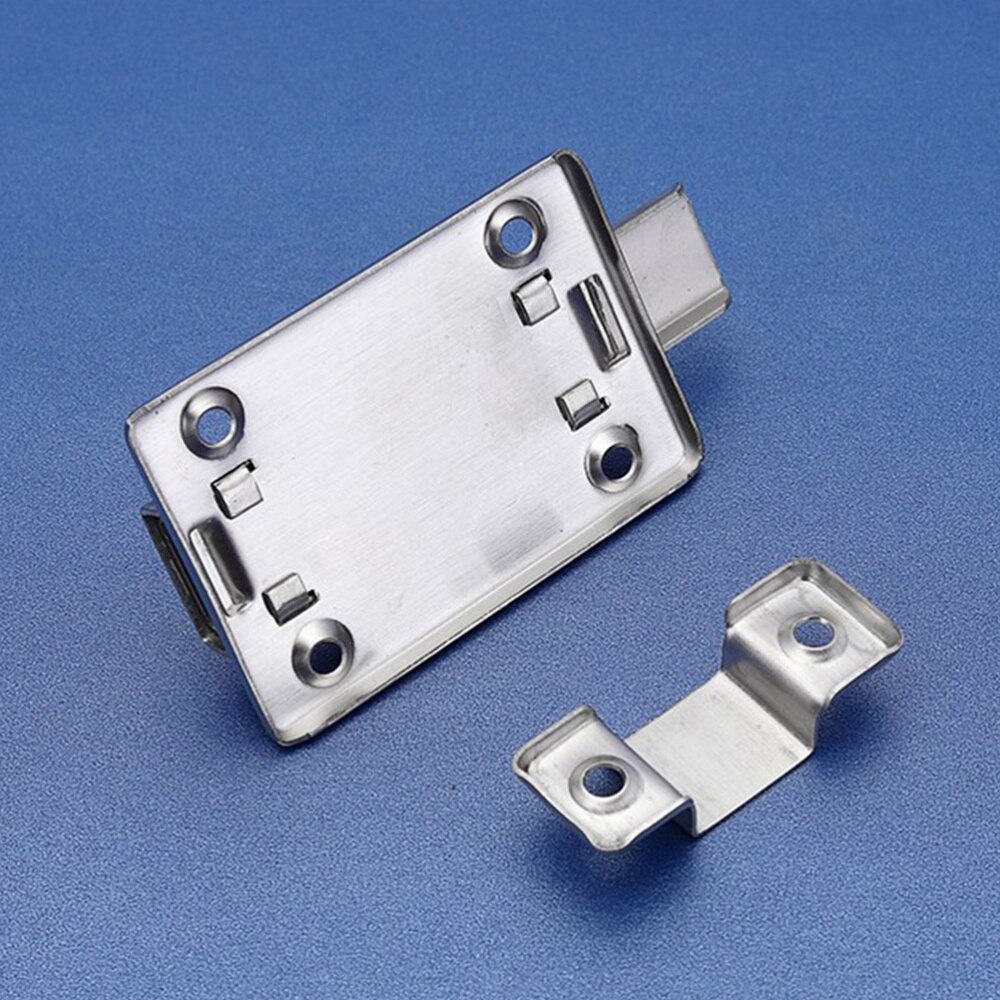 4 Stuks Rvs Deurslot Sliding Lock Heavy Duty Deur ... – Vicedeal