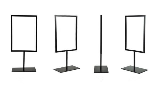 Dubbelzijdig poster stand A3 & A4 metalen cafe taf... – Vicedeal