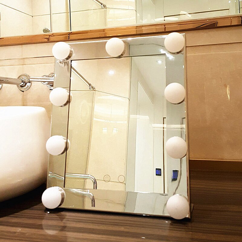 LED Bulb Vanity Lighted Hollywood Makeup MirrorVan... – Grandado