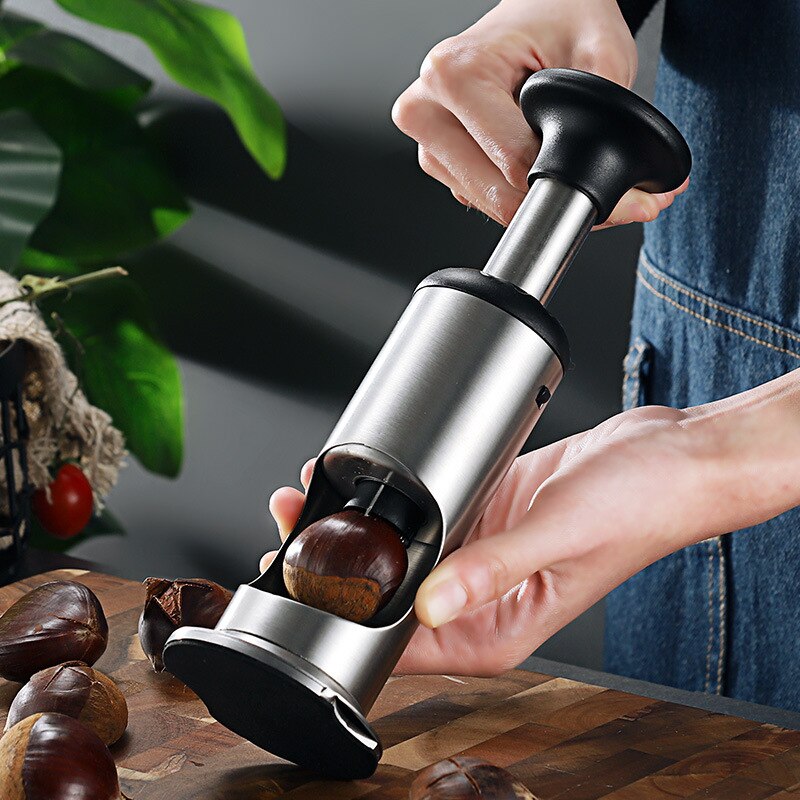 Stainless Steel Manual Chestnut Opener Nutcracker ... – Grandado