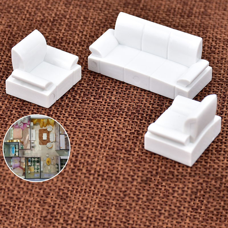 2pcs 1:25 Dollhouse Miniature Furniture Table Chai... – Grandado