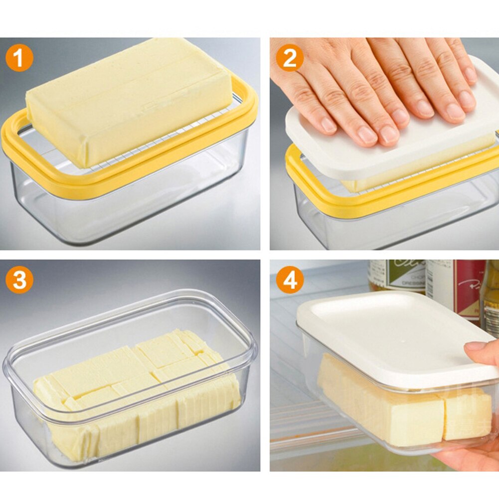 Storage Dish Portable Cheese Kitchen With Lid Home... – Grandado