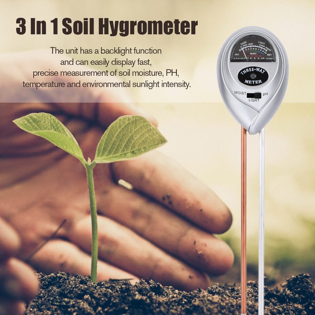 3 In 1 Soil Hygrometer Soil Thermometer Ph Meter M... – Grandado