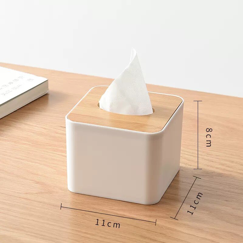 Plastic Tissue Box Removable Cover Napkin Holder S... – Vicedeal