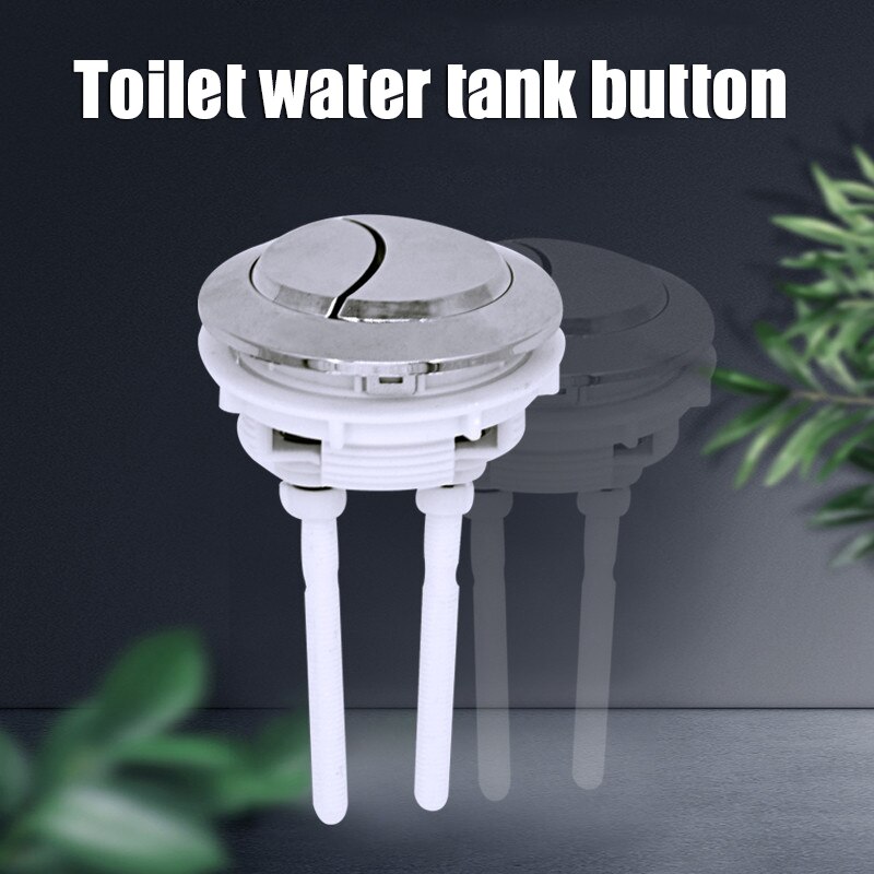 Dual Flush Toilet Tank Round Valve Push Button Wat... – Grandado