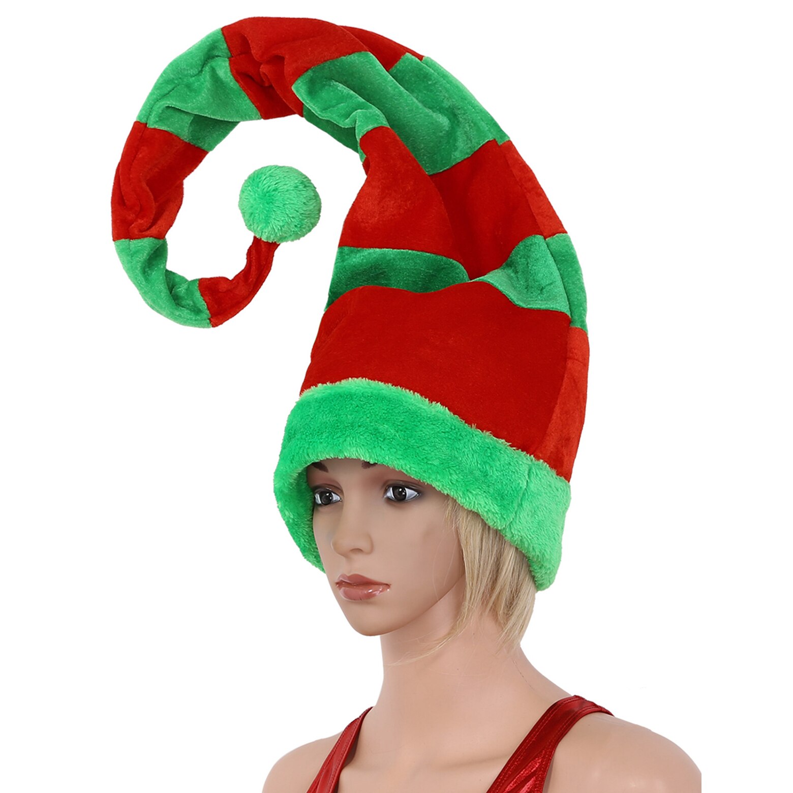 60x90cm Elf Hat Christmas Hat Adult Novelty Funny ... – Vicedeal