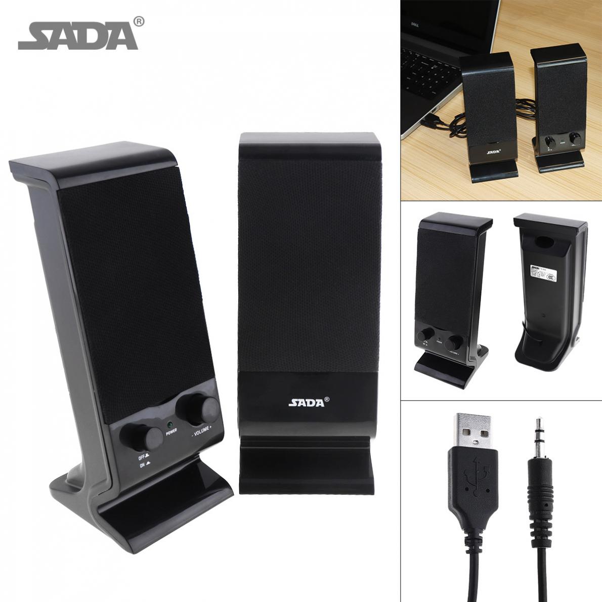 SADA V-112 Portable Mini Subwoofer Computer Speake... – Grandado