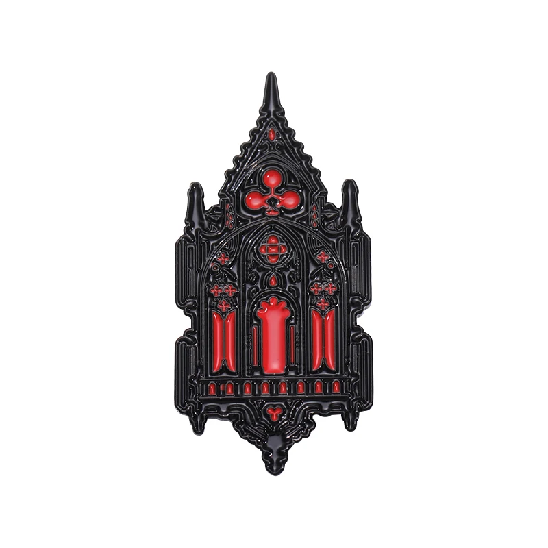 Magical Candlelight Church Hard Enamel Pin Mysteri... – Grandado