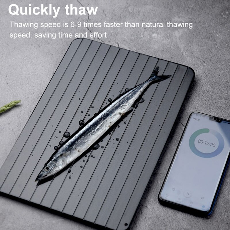 Upgrade Fast Defrost Tray Metal Plate Safe Thaw Fr... – Vicedeal