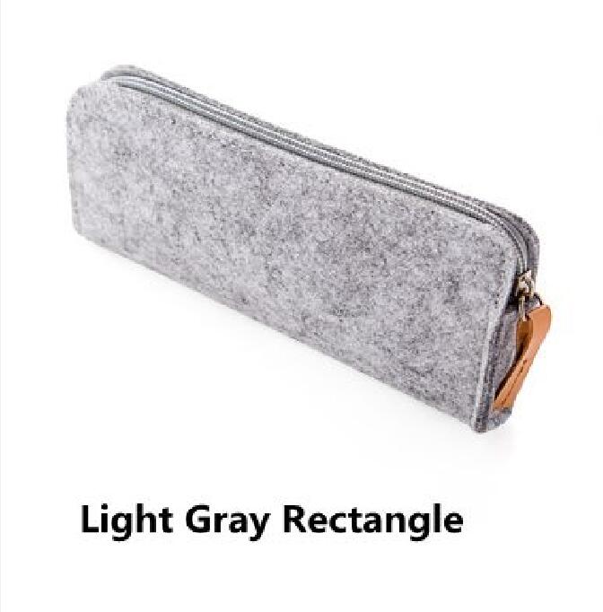 Minimalism Felt Pencil Bag Fabric Pencil Case Stat... – Vicedeal