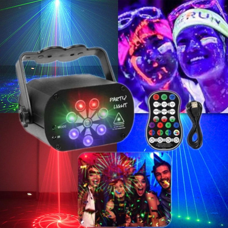 Party Lights,DJ Stage Lighting Mixed Effect Light ... – Grandado