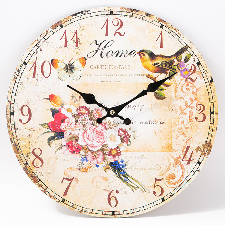 Bird Wall Clock Home Living Room Digital Timer Sil... – Grandado