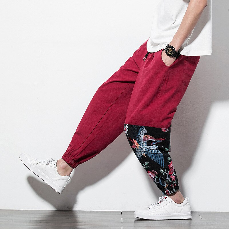 Kimono Yukata Print Pants Japanese Kimono Traditio... – Grandado