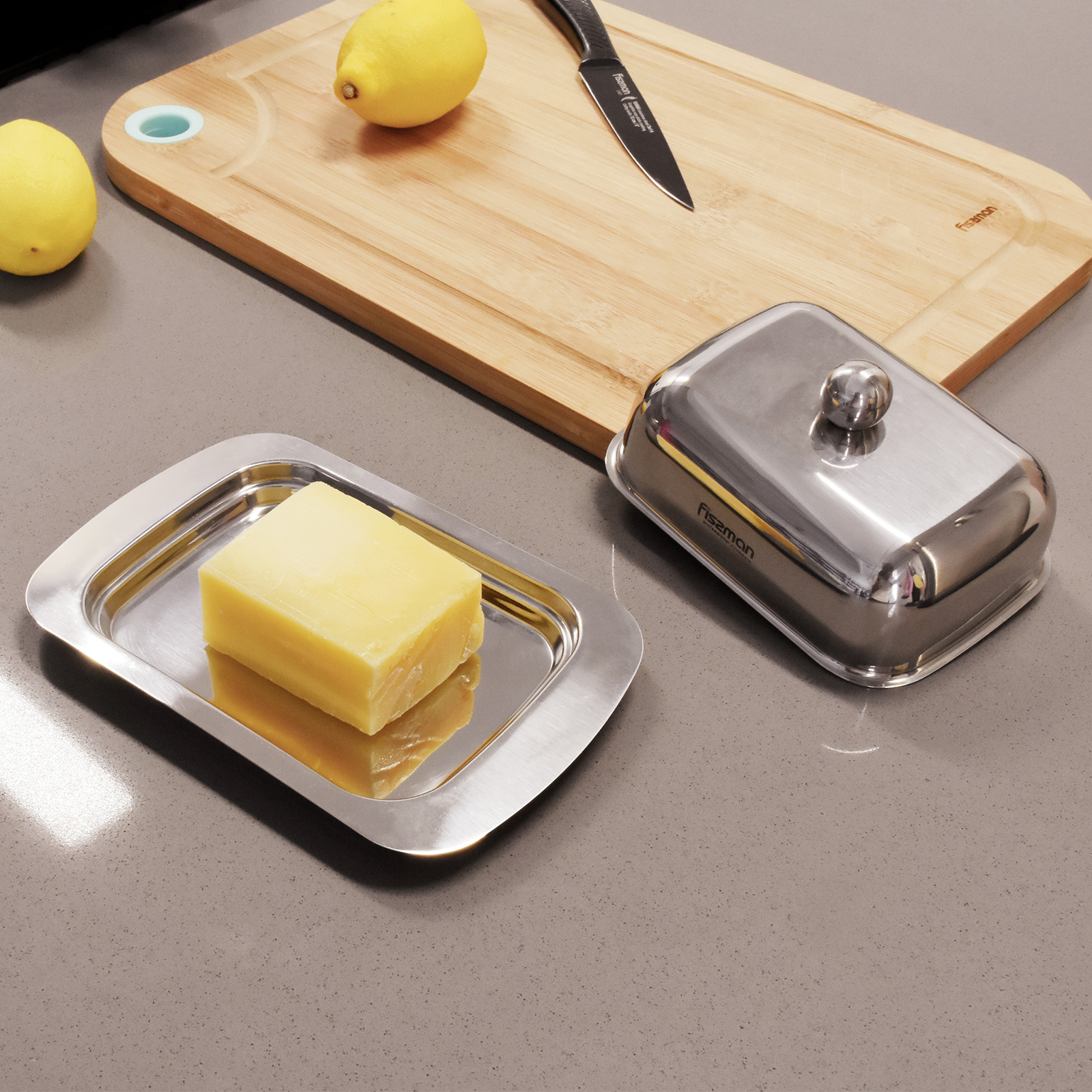 304 Stainless steel butter dish box cheese contain... – Grandado