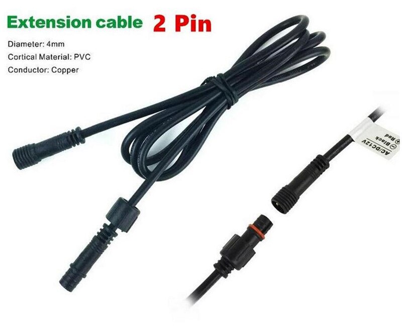 2 Pin Waterproof Connector Adapter Screw locking E... – Vicedeal