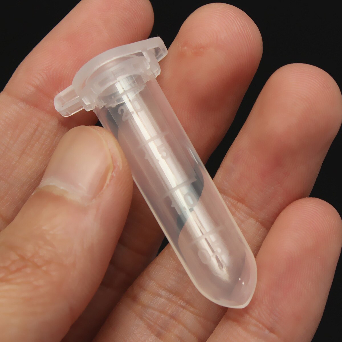 2 ML Clear Plastic Flesjes Container Snap Cap Micr... – Grandado