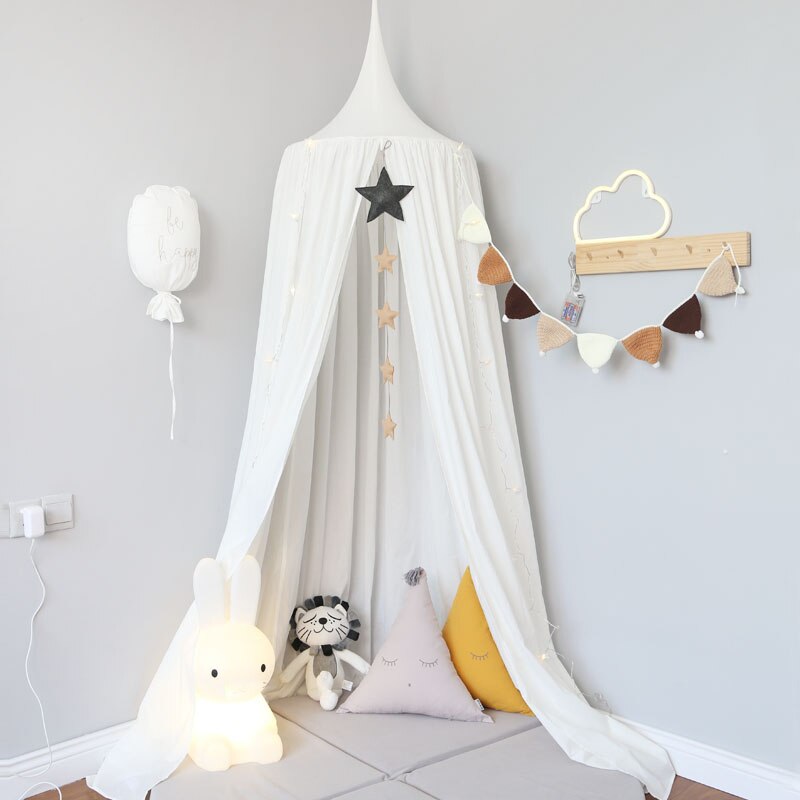 Kids Room Cotton Canopy Nursery Decor Cotton Canop... – Grandado